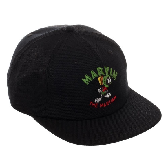 Bioworld | Accessories | Marvin The Martian Looney Tunes Black Hat Cap ...